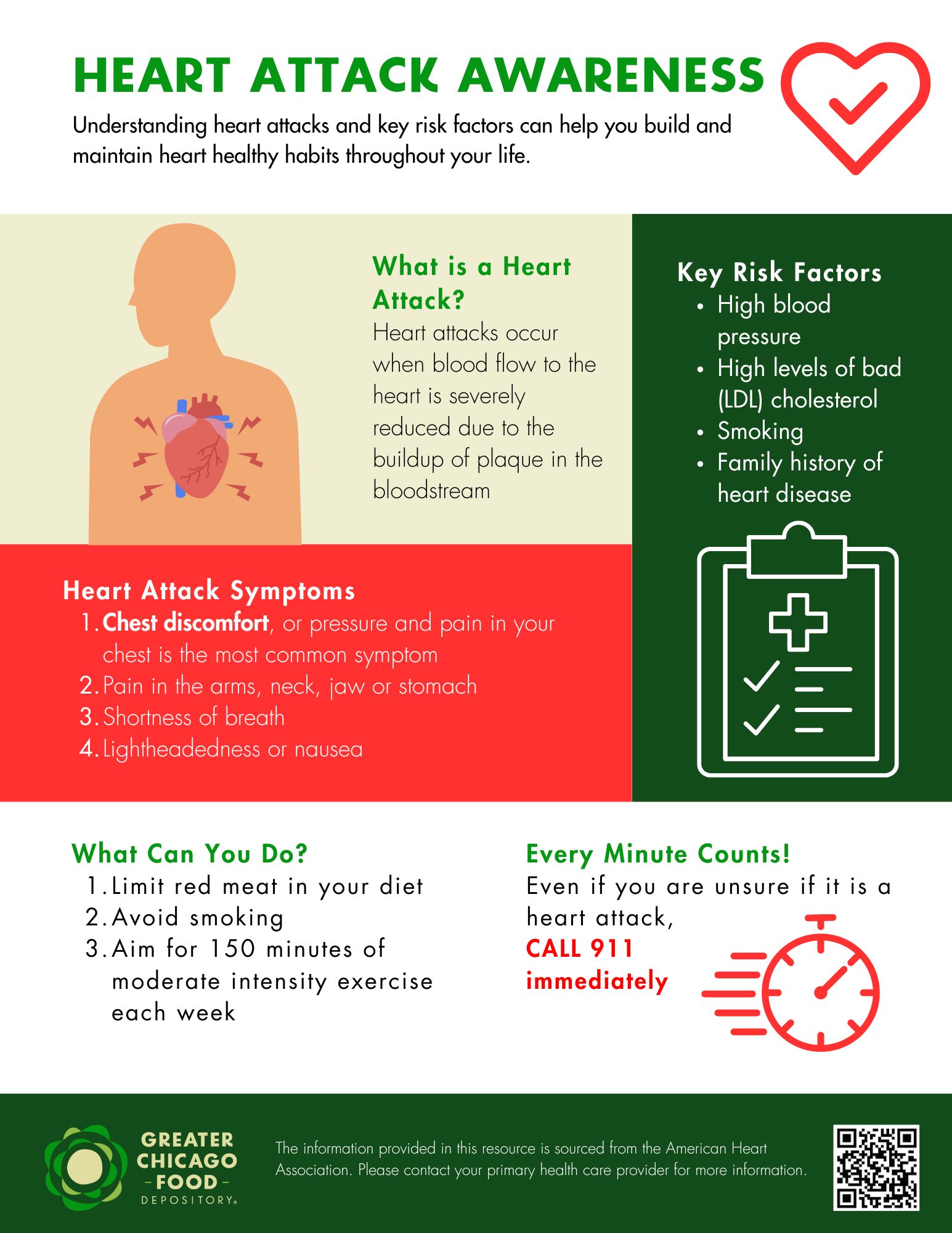 Heart Attack Awareness | Greater Chicago Food Depository