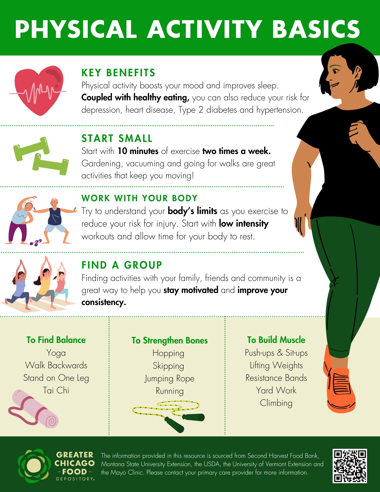 Physical Activity Basics | Greater Chicago Food Depository