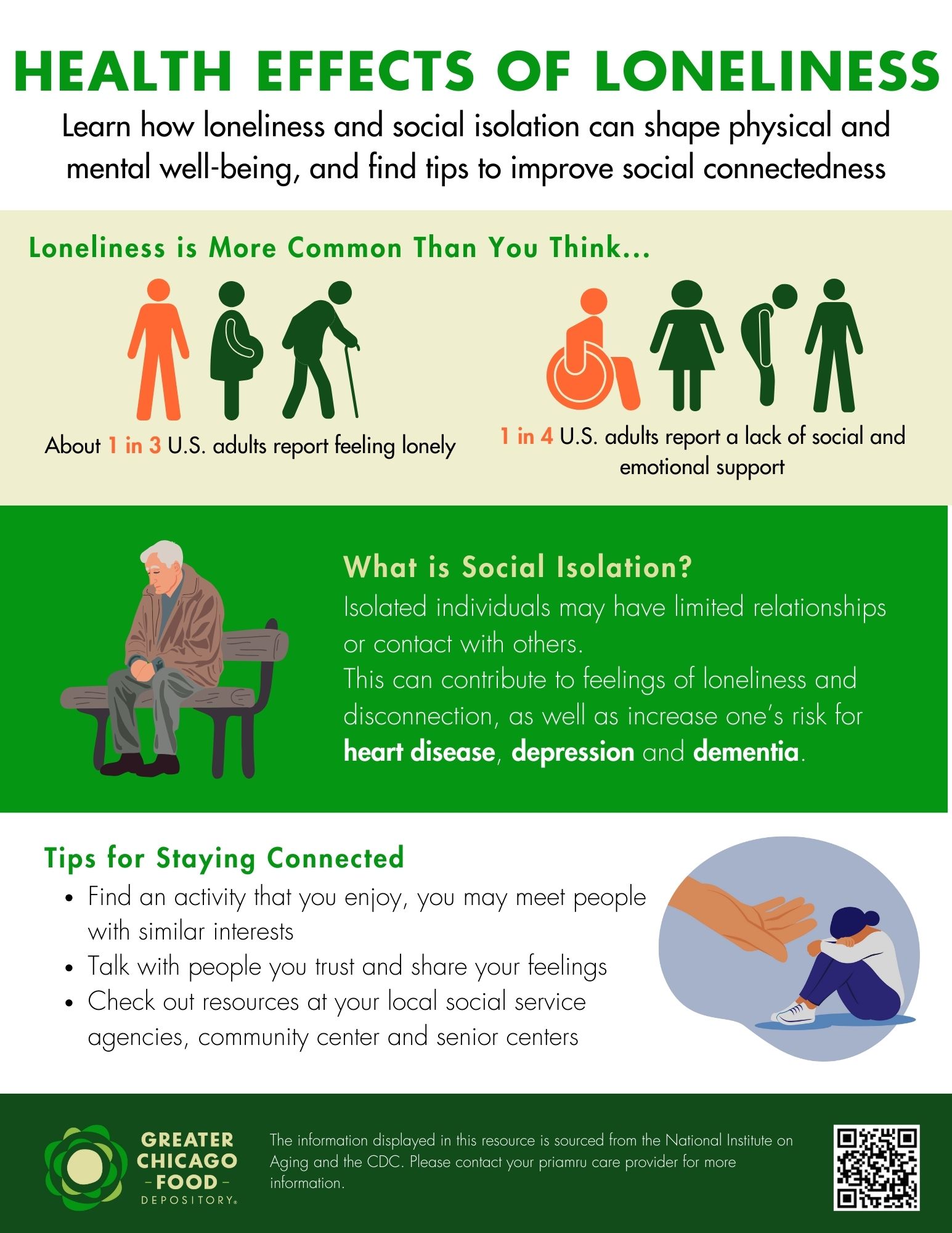 Health Effects of Loneliness | Greater Chicago Food Depository